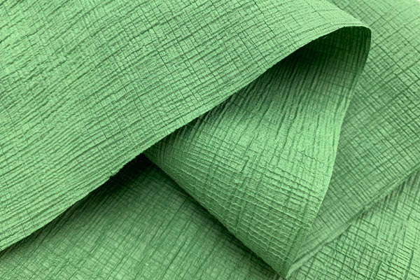 Mingei Crepe Paper Half Solid Green – OZU WASHI