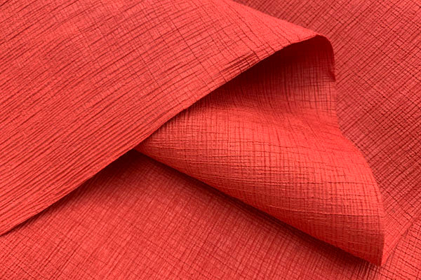 Mingei Crepe Paper Half Solid Red – OZU WASHI
